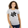 Different Not Less Autism Puzzle Womens Fitted Plus Size Graphic Tee ...