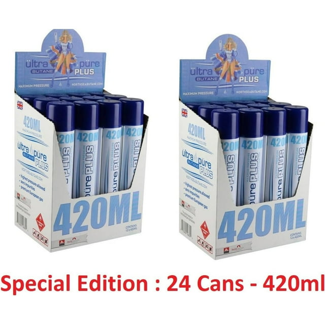 Different Quantity 420ml Butane - British European Refined Lighter Fuel Refill Gas - Maximum ...