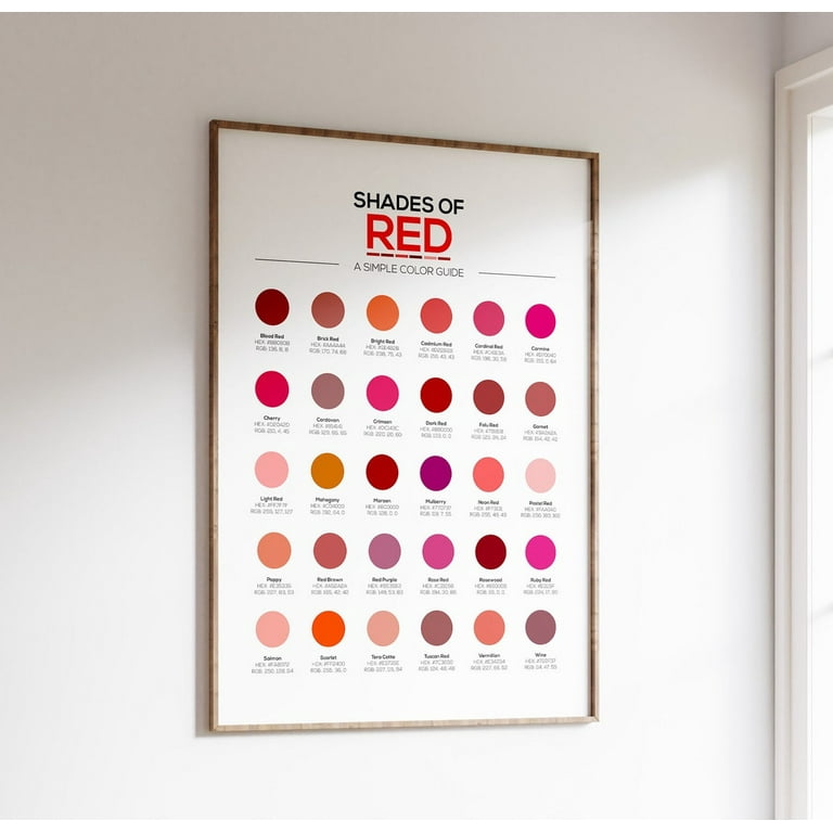 poster red color code