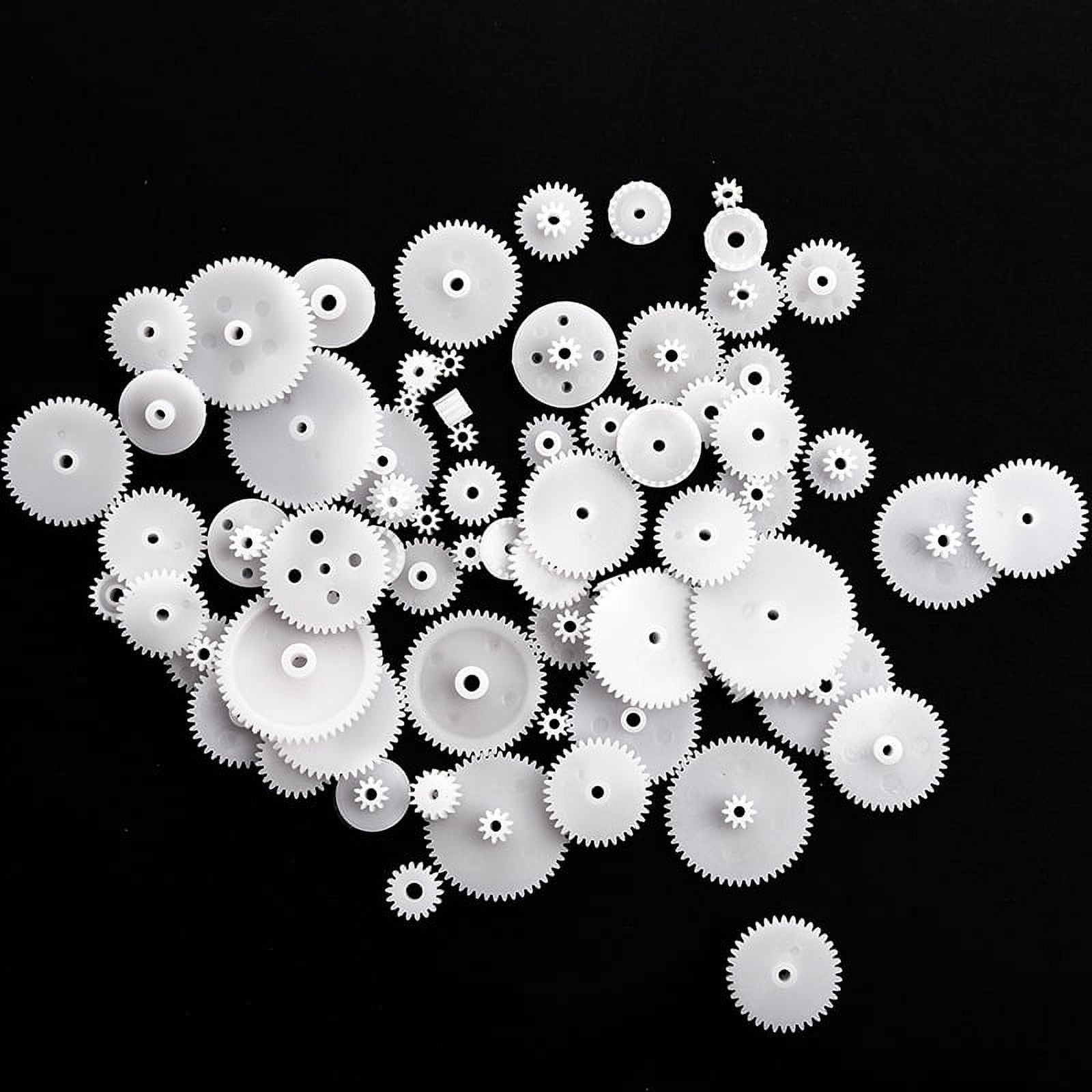 Different Styles White Plastic Gear Set 58 Pcs for RC Toys - Walmart.com