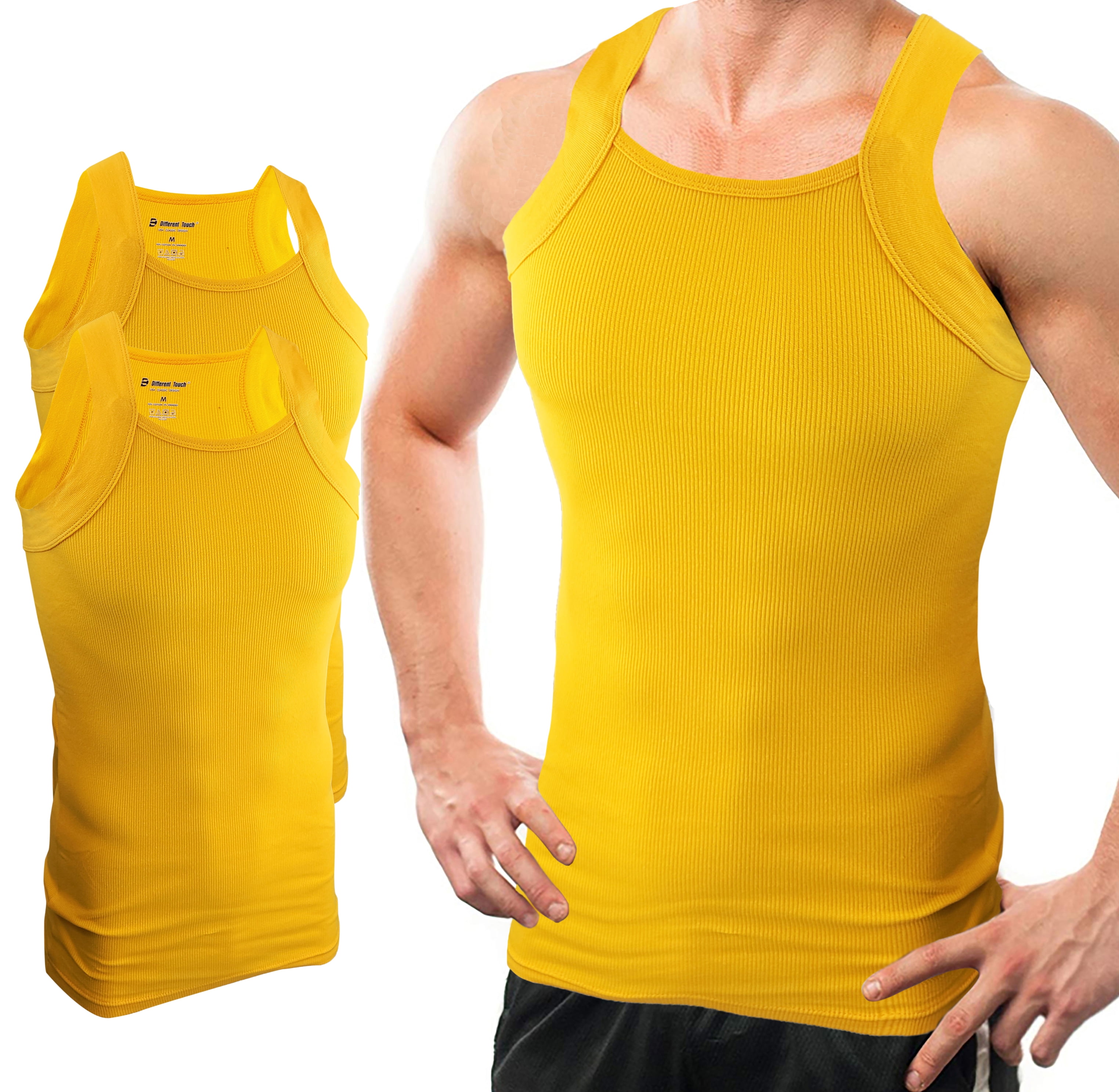 Different Touch 2 Pack Assorted Colors G-unit Tank Tops Square Cut ...