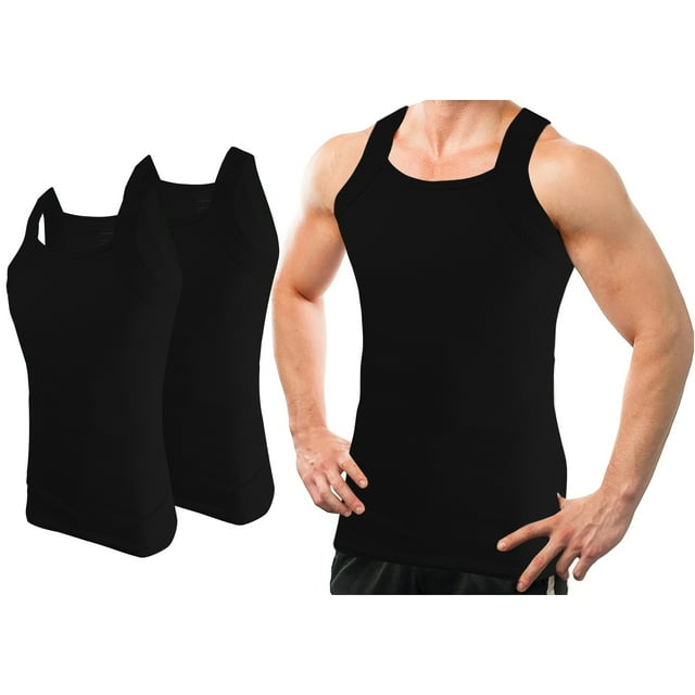 Different Touch 2 Pack Basic G-Unit Tank Tops for Men - Walmart.com