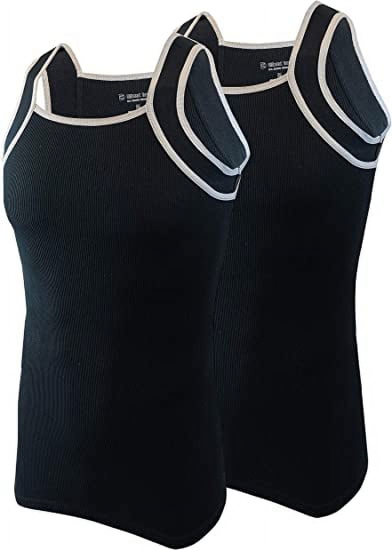 Different Touch 2 Pack Contrast Color G-Unit Tank Tops Muscle Rib Men ...