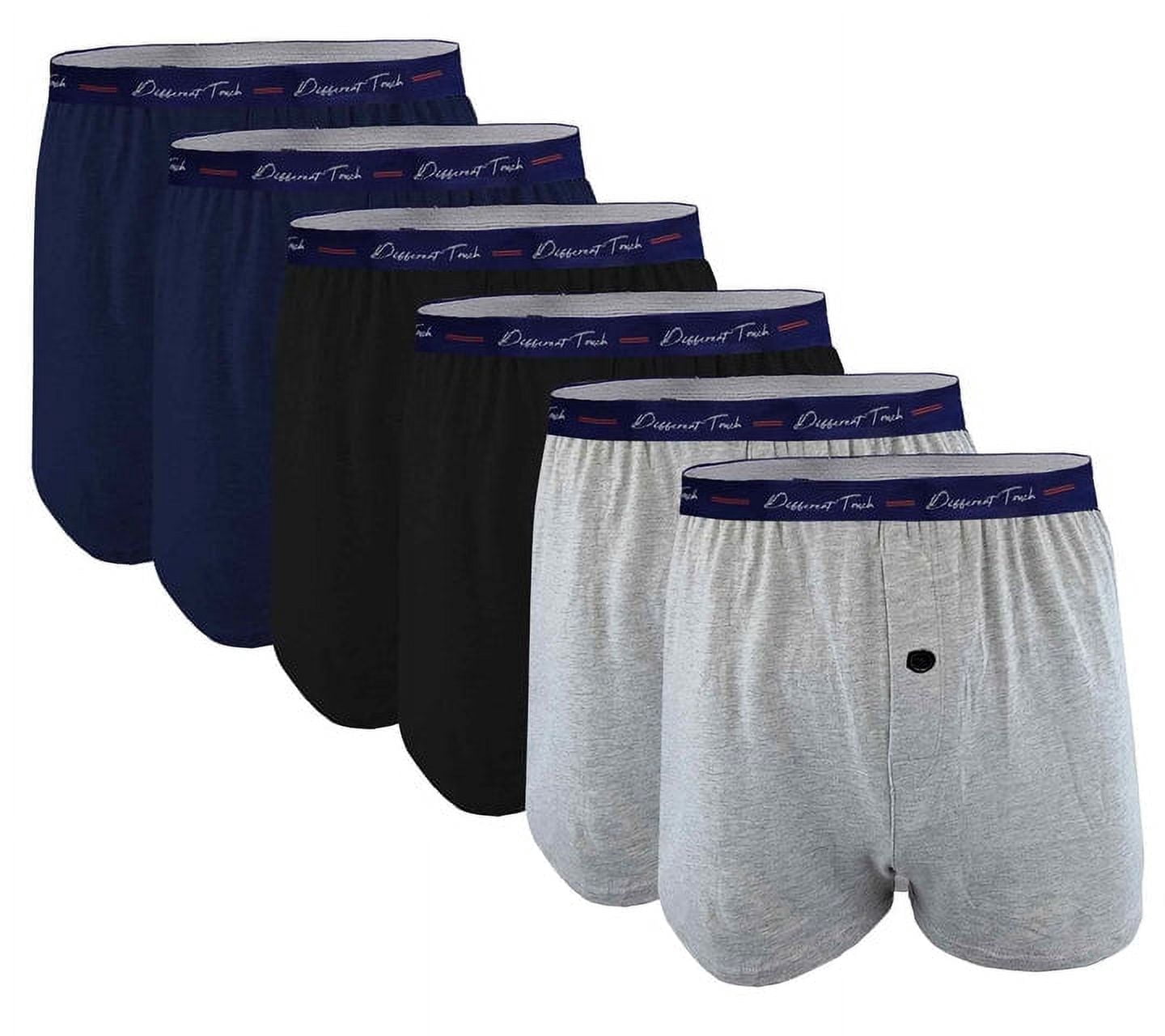 Different Touch 6 Pack Exposed Big & Tall Signature Waistband Jersey ...
