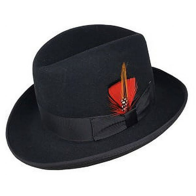 Different Touch Men's Handmade 100% Australian Wool Homburg Style ...