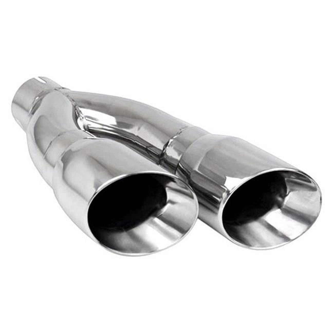 Different Trend DT-30124 Dual 4" Double Wall Side Way Angle Exhaust Tip ...