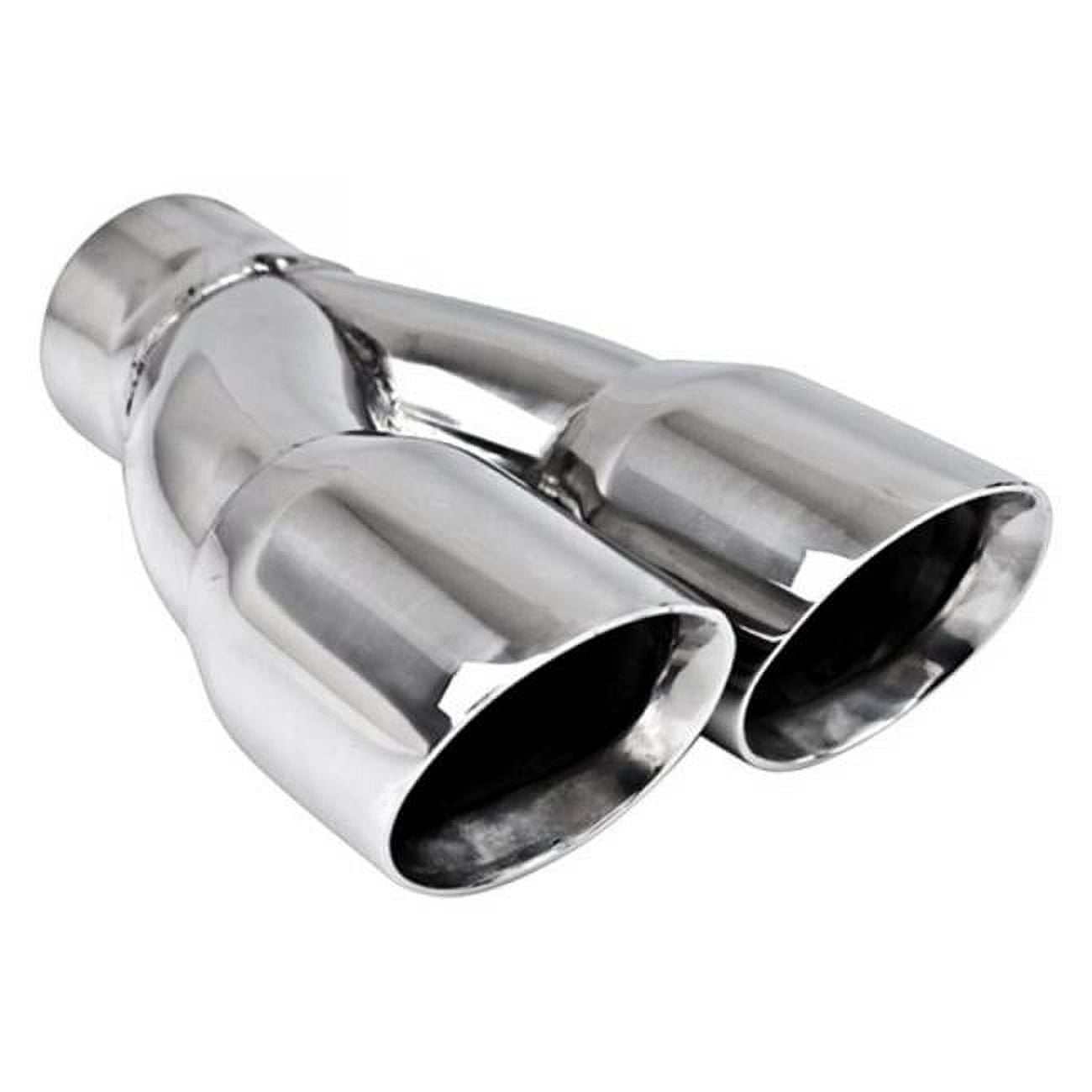 Different Trend Dt-25083 Dual 3" Double Wall Angle Exhaust Tip Parallel ...