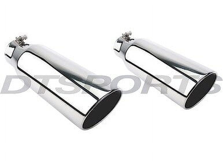 Different Trends Bolt-On 6.00In Rolled Slant Diesel Exhaust Tips 4.00In ...