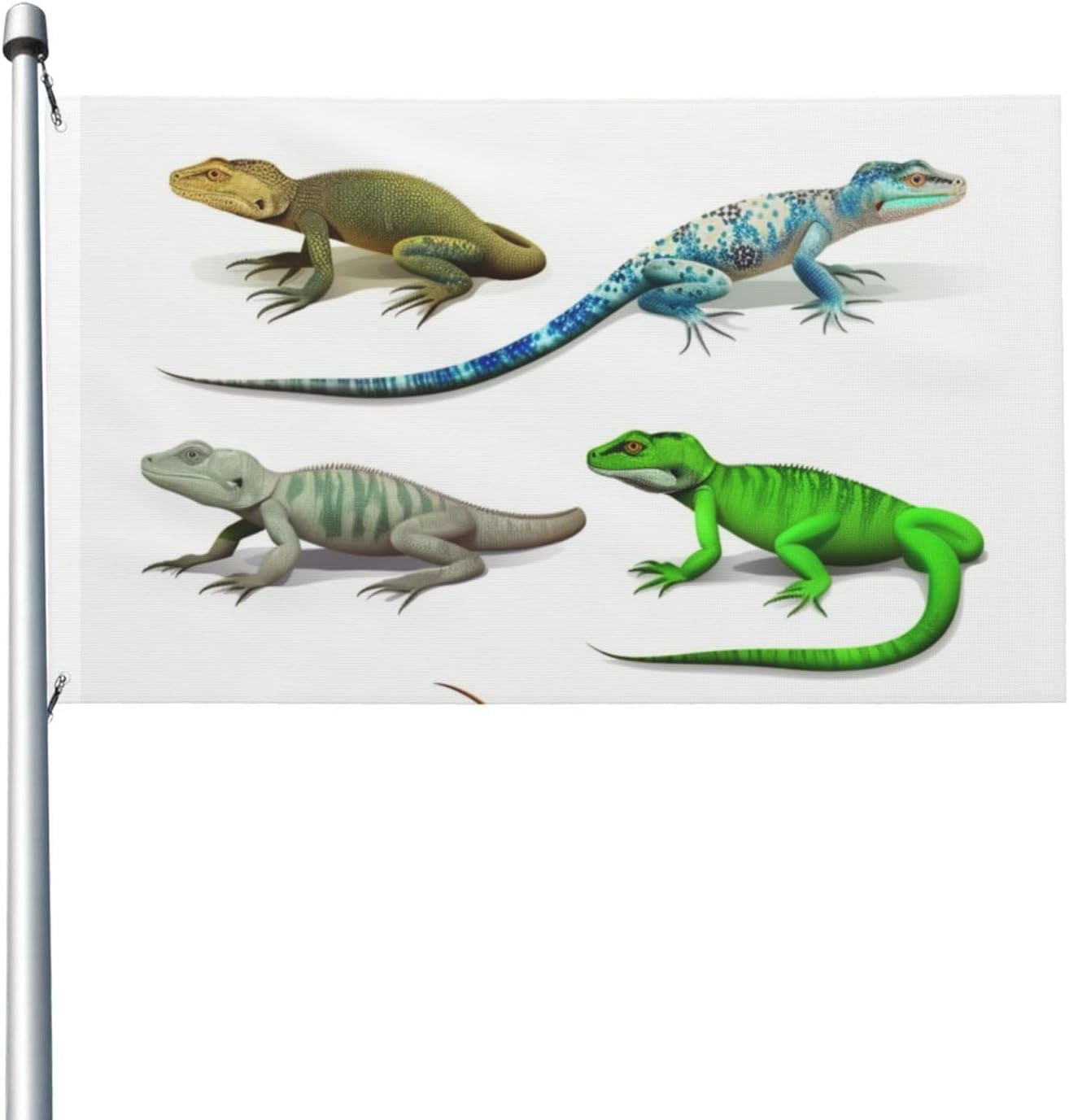 Different Types of Lizard Flag 4.85x8 ft Flags for Outside Funny Banner ...