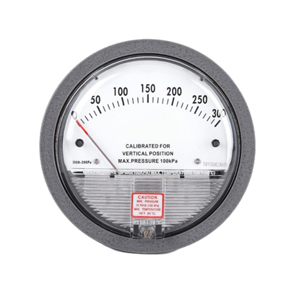 Differential Pressure Gauge Barometer Analog Manometer Pointer Air ...