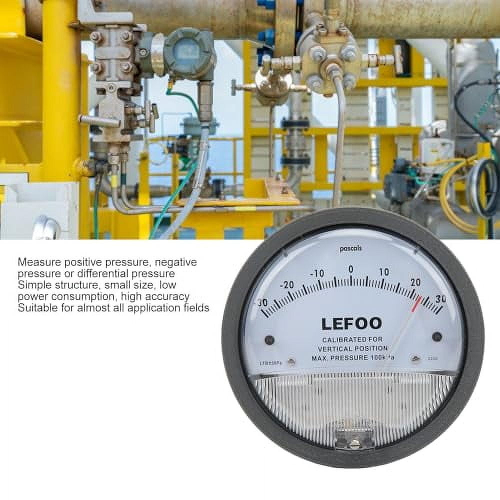 Differential Pressure Gauge Clean Room Pressure Gauge Filter Filtered Differential Pressure ...