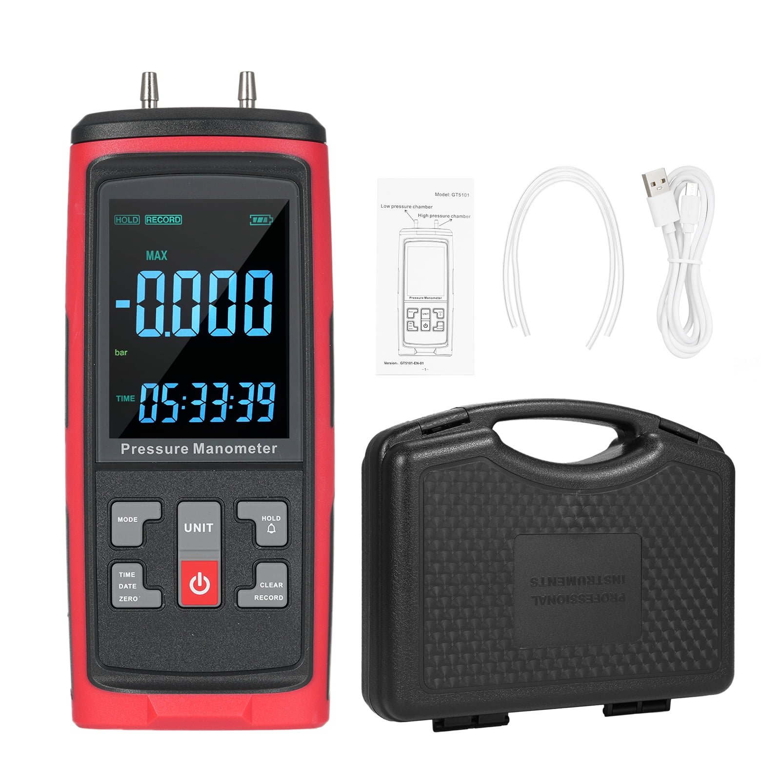 Differential pressure gauge,Pressure Meter 13 Pressure With Lcd ...