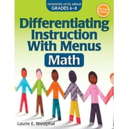 Differentiating Instruction with Menus: Math (Grades 3-5) - Walmart.com