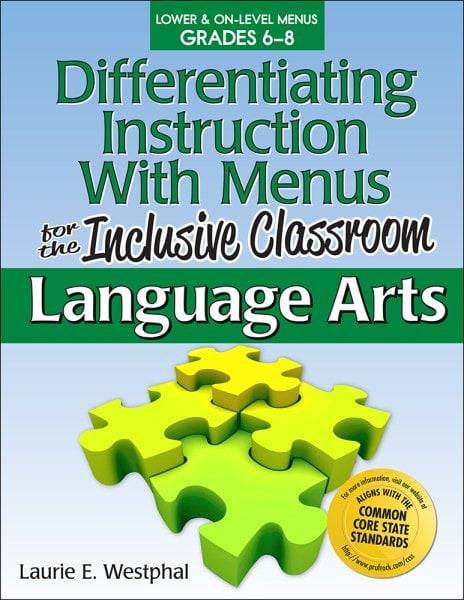 Differentiating Instruction with Menus for the Inclusive Classroom ...
