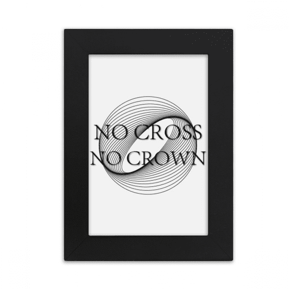 Difficult Success Crown Line Desktop Photo Frame Picture Display Art ...