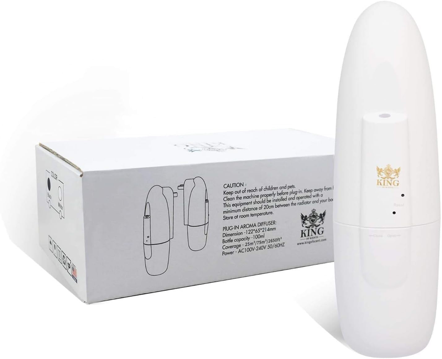 Diffuser Up to 500 Sq.FT Coverage-Nanotechnology Plug in Oil Diffuser ...