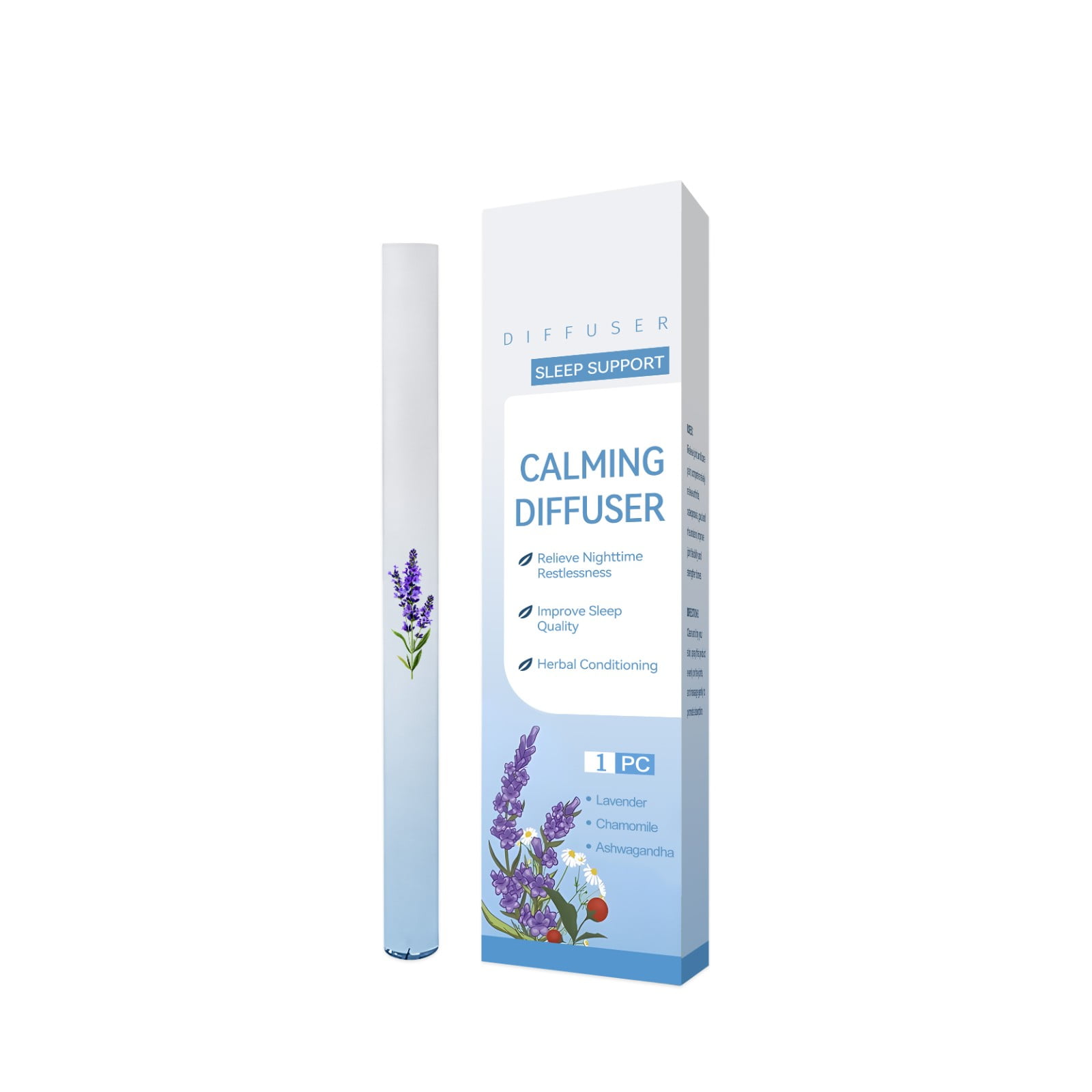 Diffuser-Fresh Herbal Mixed, Mullein/Thyme/Mint,Portable Suction ...