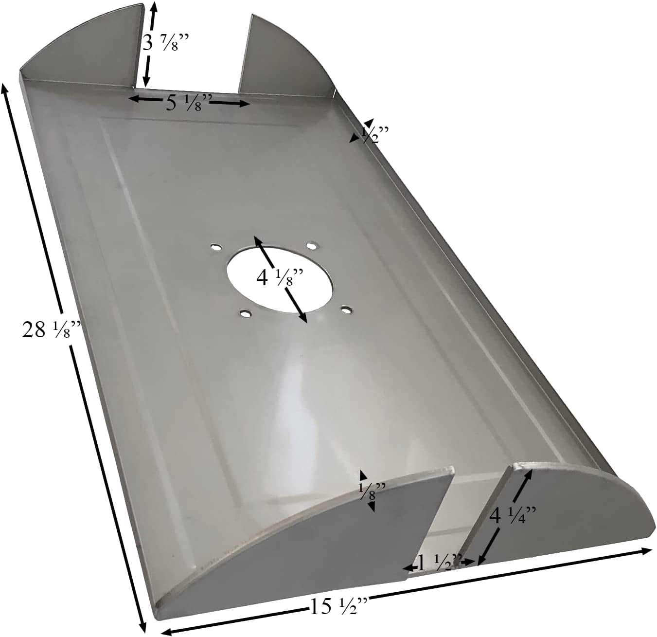 Diffuser Plate Compatible with Pit 1000 Series Pellet Grills, 1100PS1-6 ...