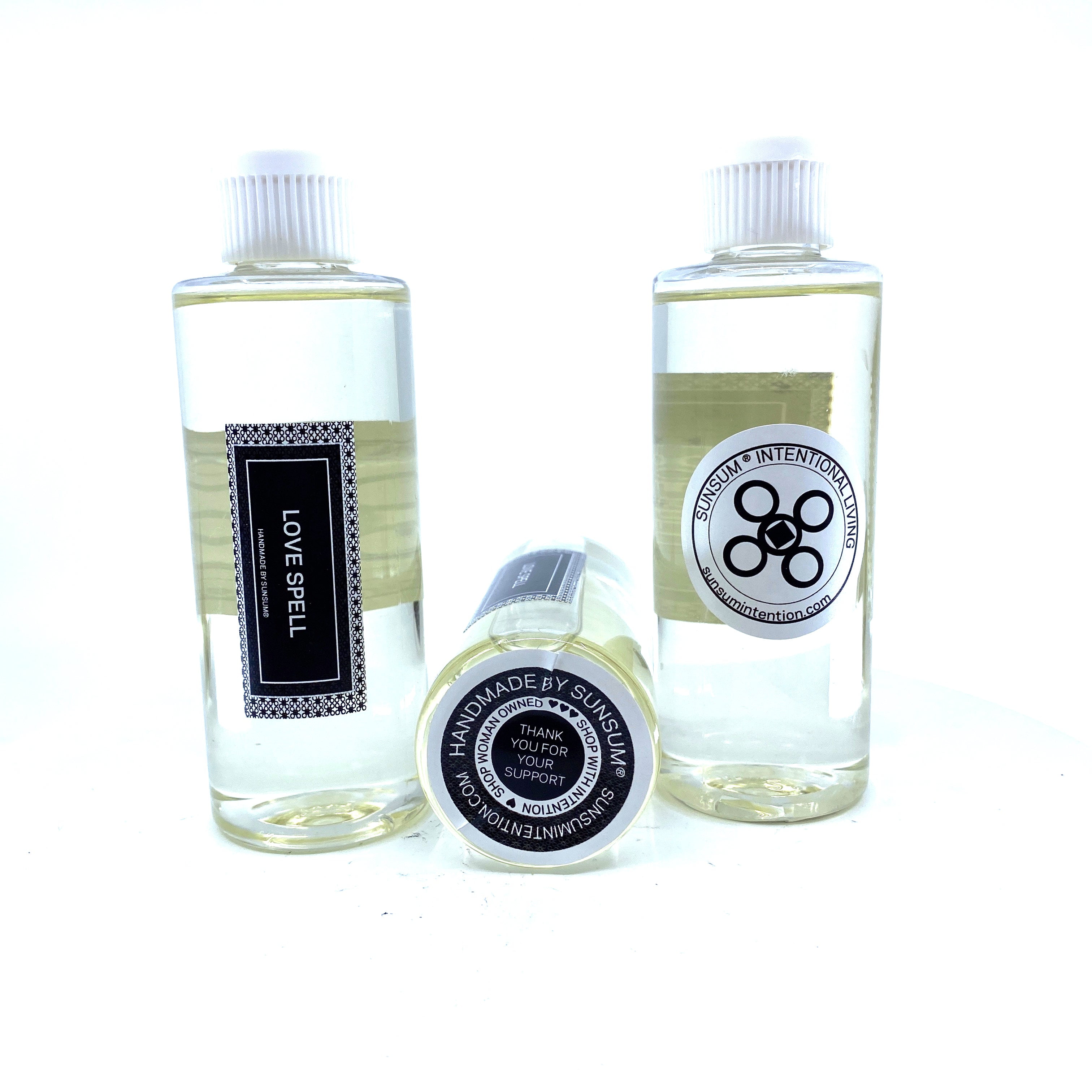 Sunsum Diffuser Refill Oils 4 oz, Aromatherapy Scents, Coconut Oil and ...