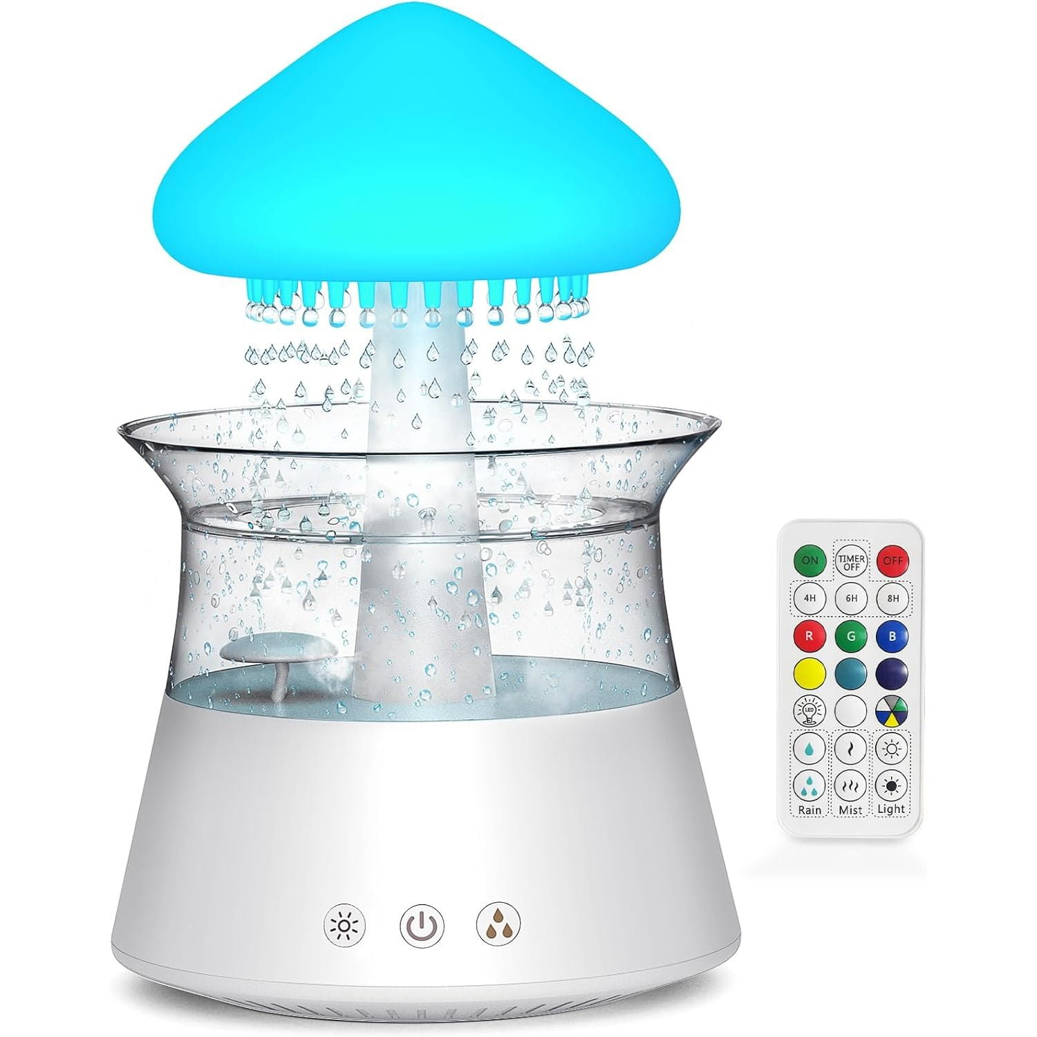 Diffuserlove Cloud Humidifier Rain Water Drip Diffuser Humidifier with ...