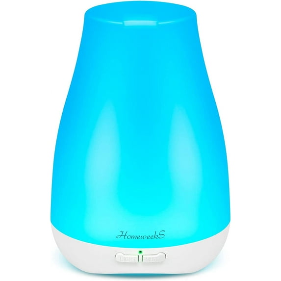 Diffusers, 100ml Colorful Essential Oil Diffuser with Adjustable Mist ...