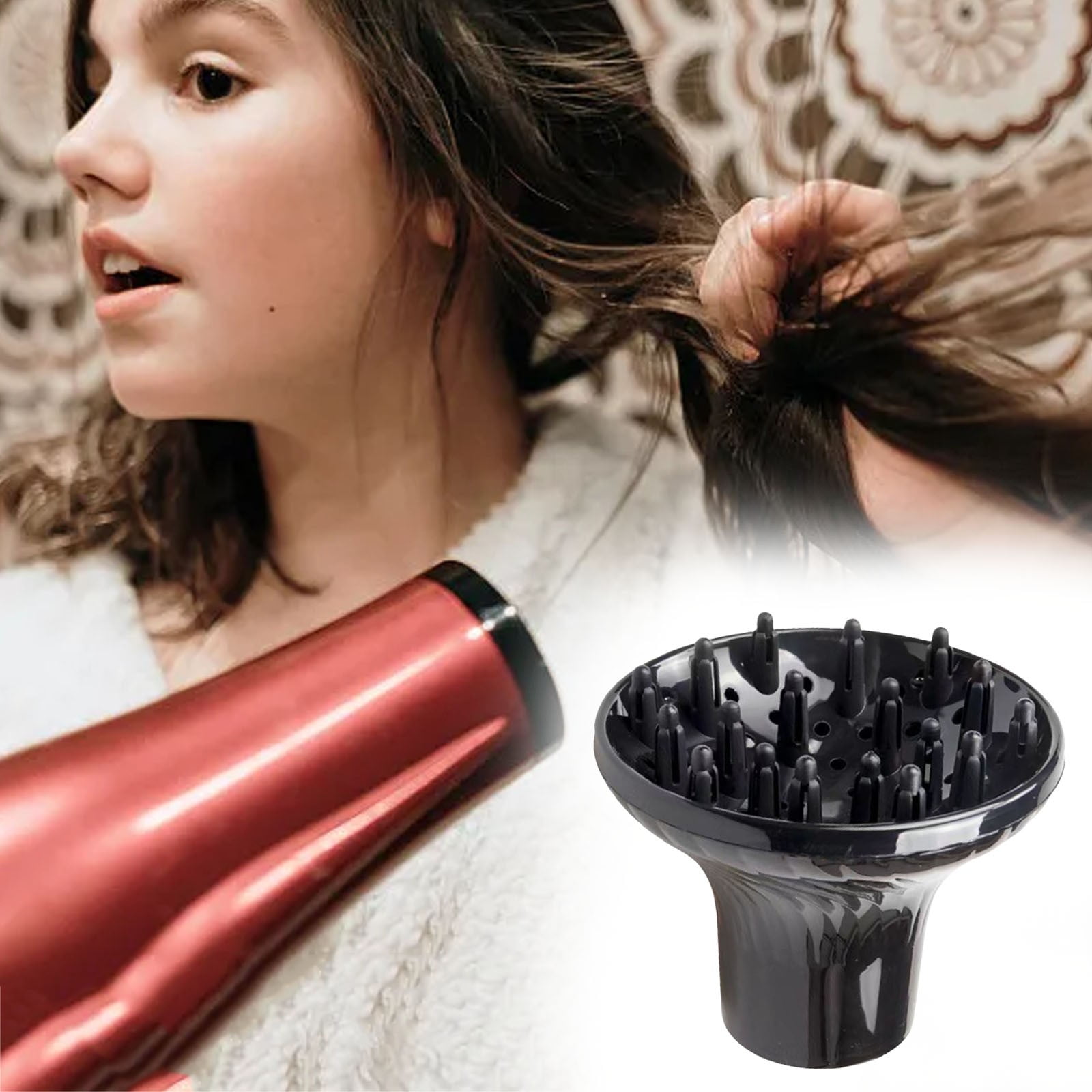Diffuseur Pour Sèche Cheveux | Buse Diffuseur De Sèche Cheveux | Accessoire De Diffuseur De ...