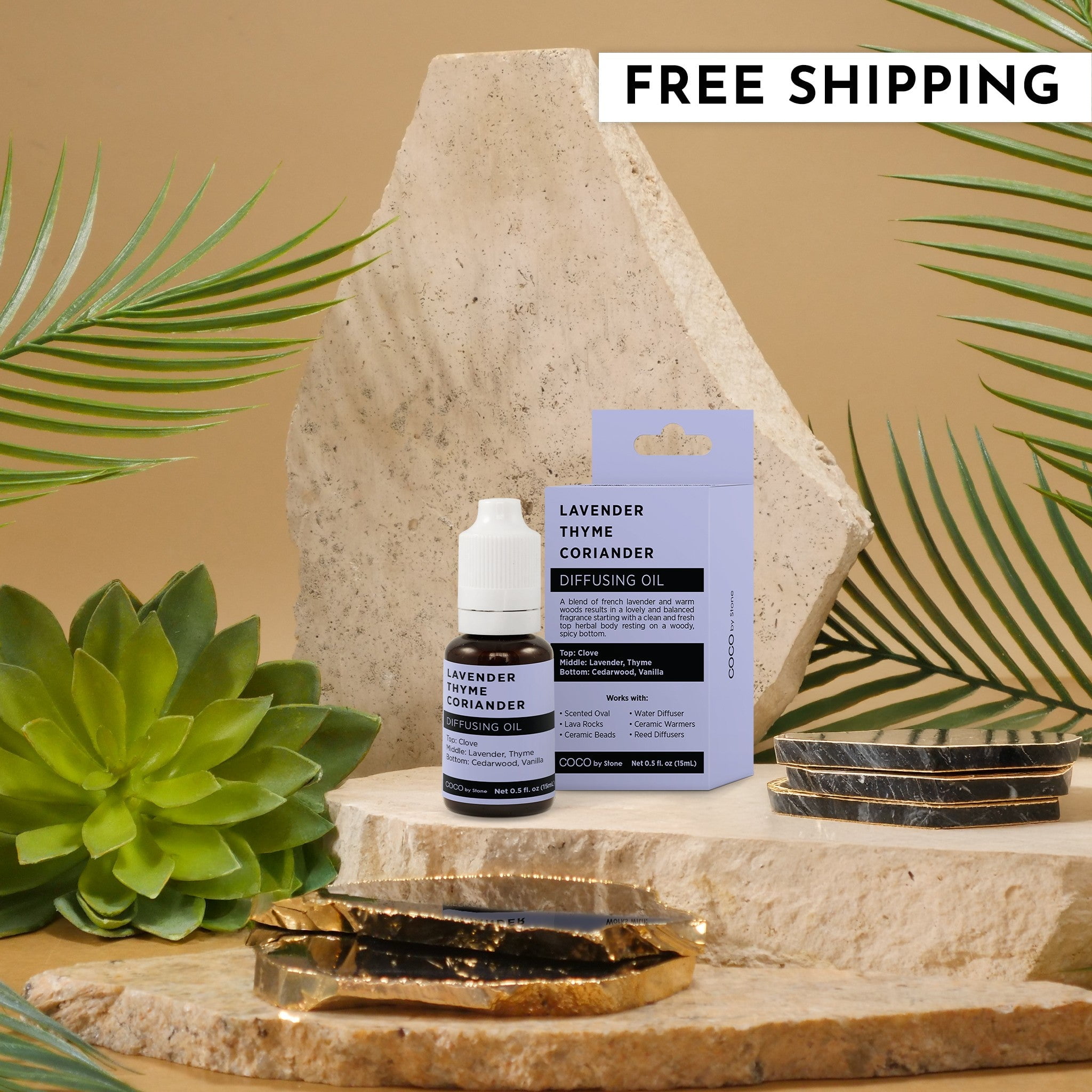 Diffusing Oil (Lavender | Thyme | Coriander) - Walmart.com