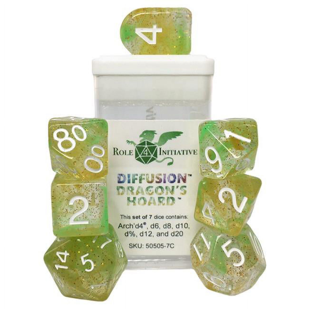 Diffusion Dice, Dragons Hoard - Set of 7 - Walmart.com