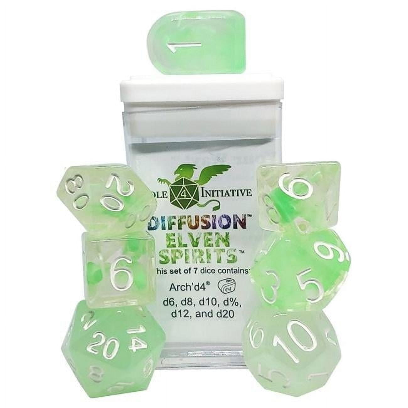 Diffusion Dice, Elven Spirits - Set of 7 - Walmart.com