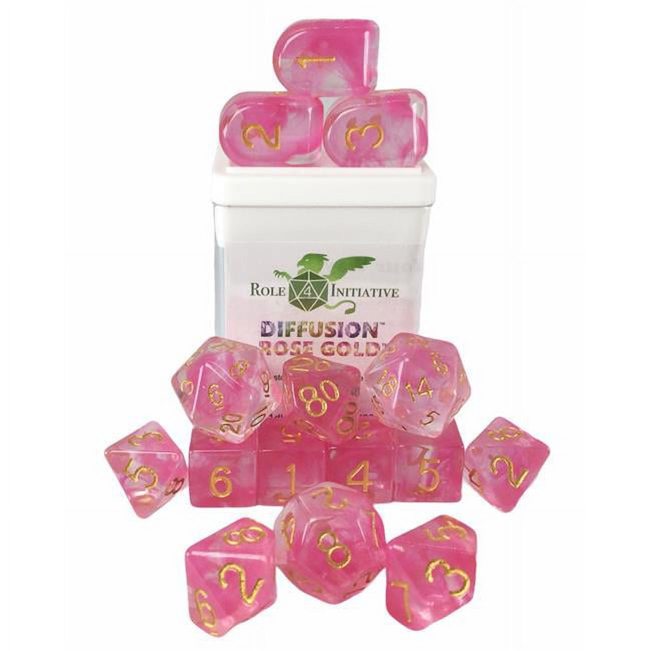 Diffusion Dice, Rose Gold - Set of 15 - Walmart.com