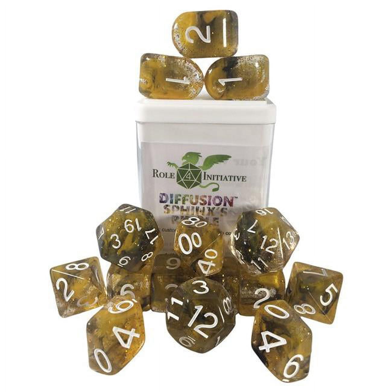 Diffusion Dice, Sphinxs Riddle & White - Set of 15 - Walmart.com