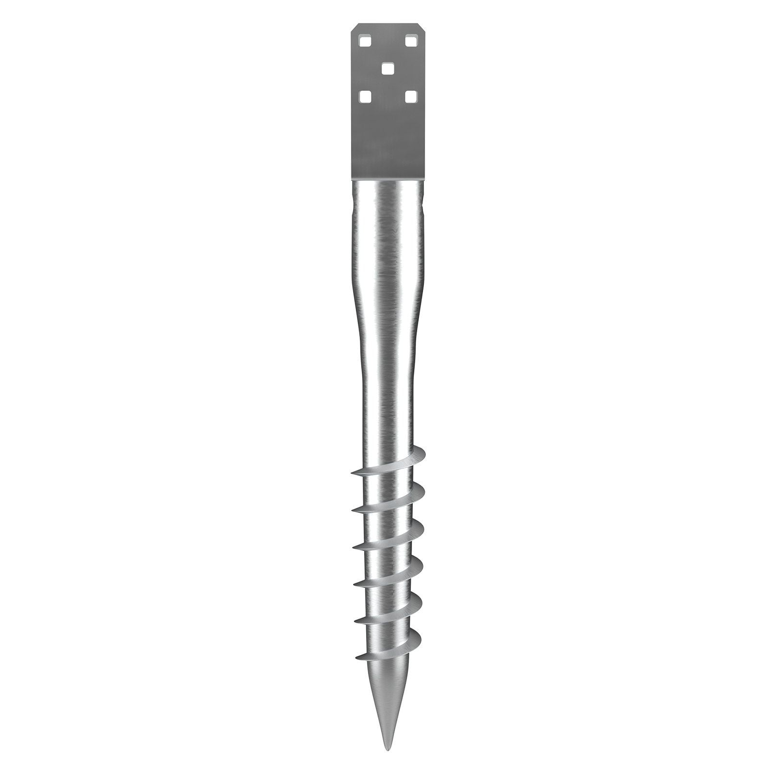 No Dig Anchors DIY Screw Fixed Post Bracket Heavy Duty Steel U Shape ...