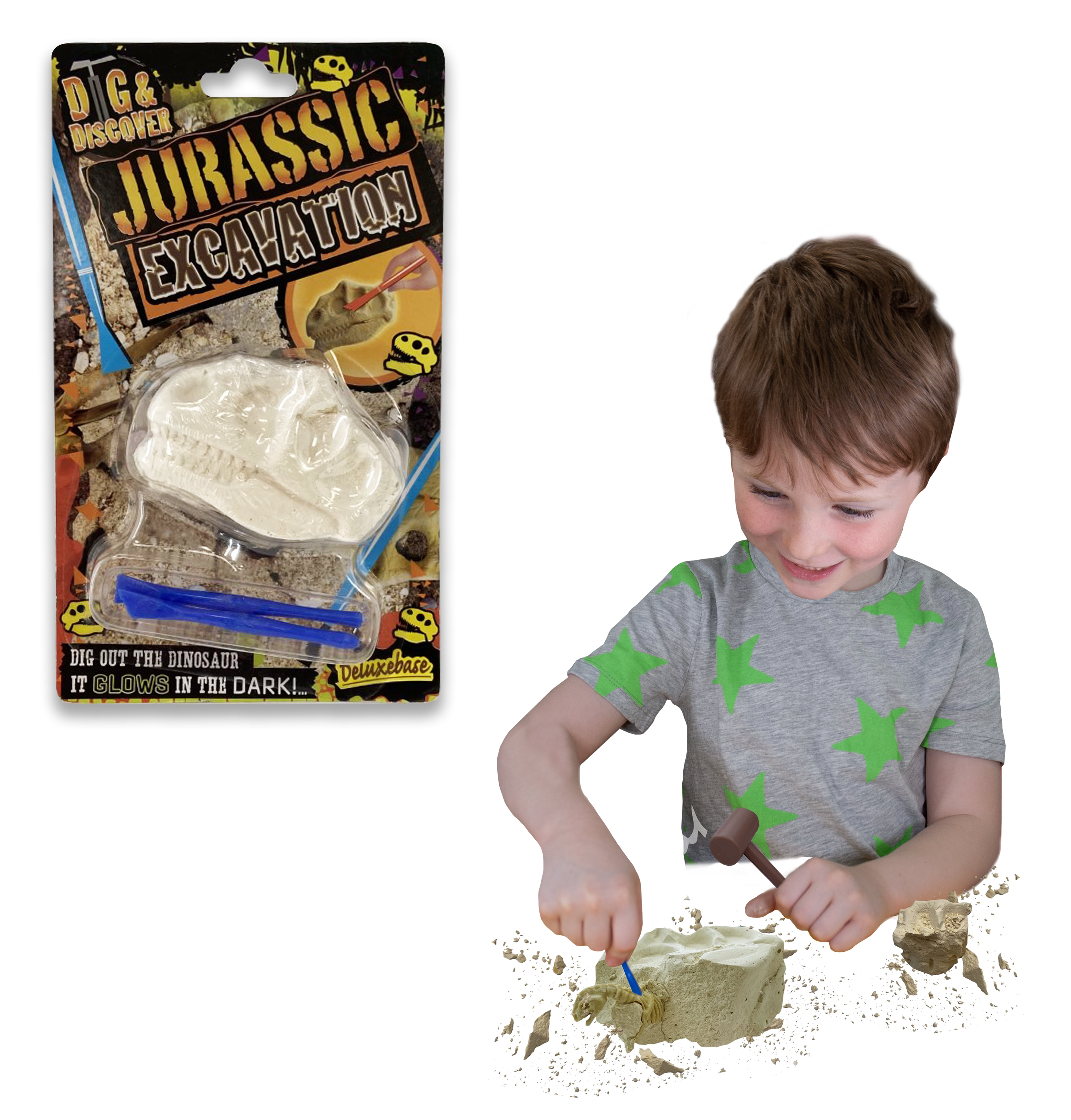 Dig & Discover - Jurassic Excavation from Deluxebase. Dinosaur Fossil ...