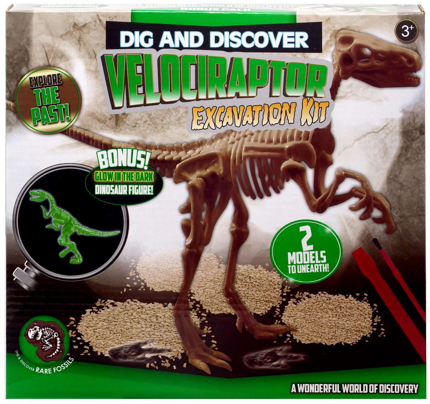 Dig & Discover Velociraptor Escavation Kit - Walmart.com