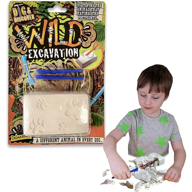 Dig & Discover - Wild Excavation from Deluxebase. Animal Fossil Digging ...