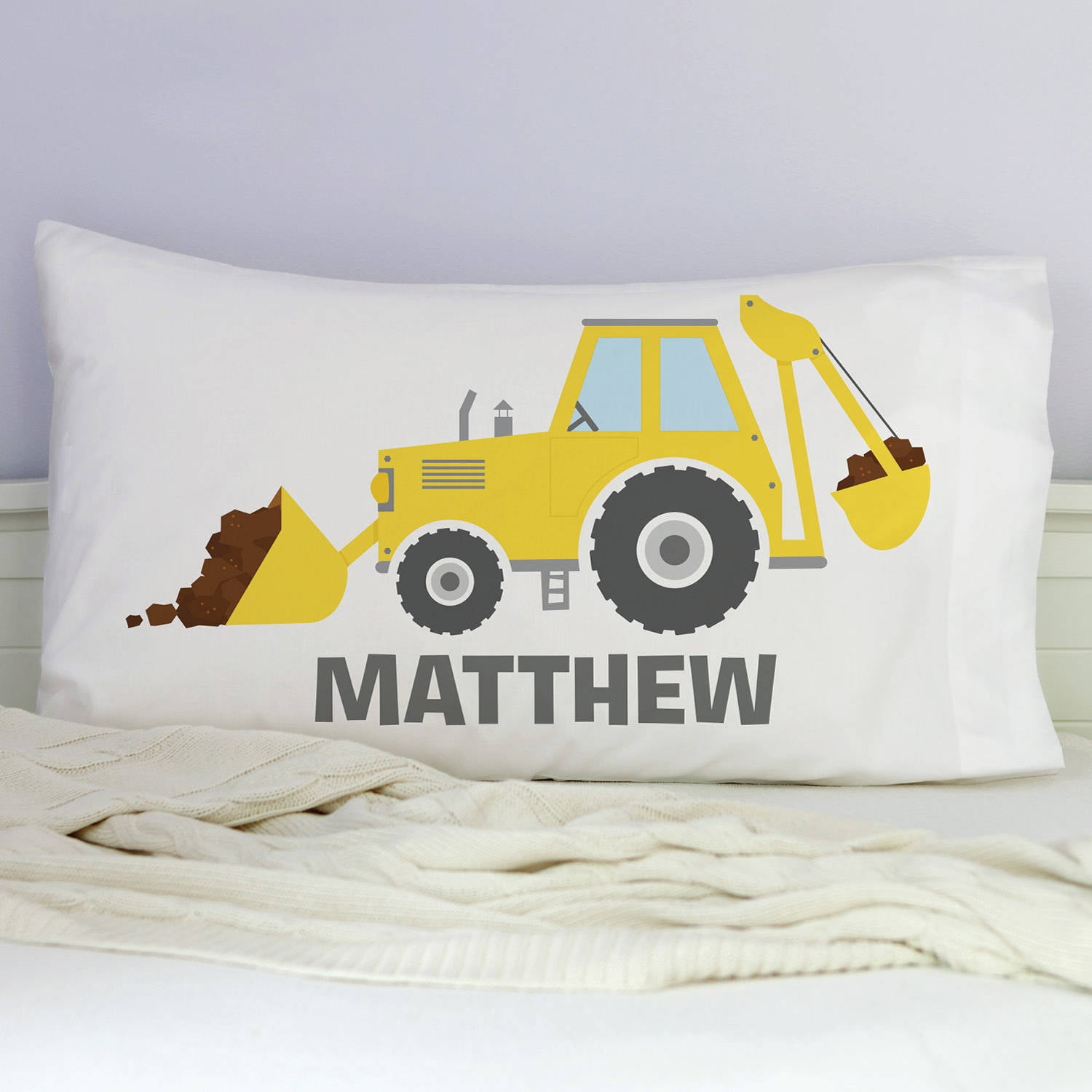 Dig It Personalized Pillowcase - Polyester - Personalized Name ...