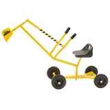 The Big Dig Ride-On Working Excavator with Wheels, Ideal for Sand, Dirt ...