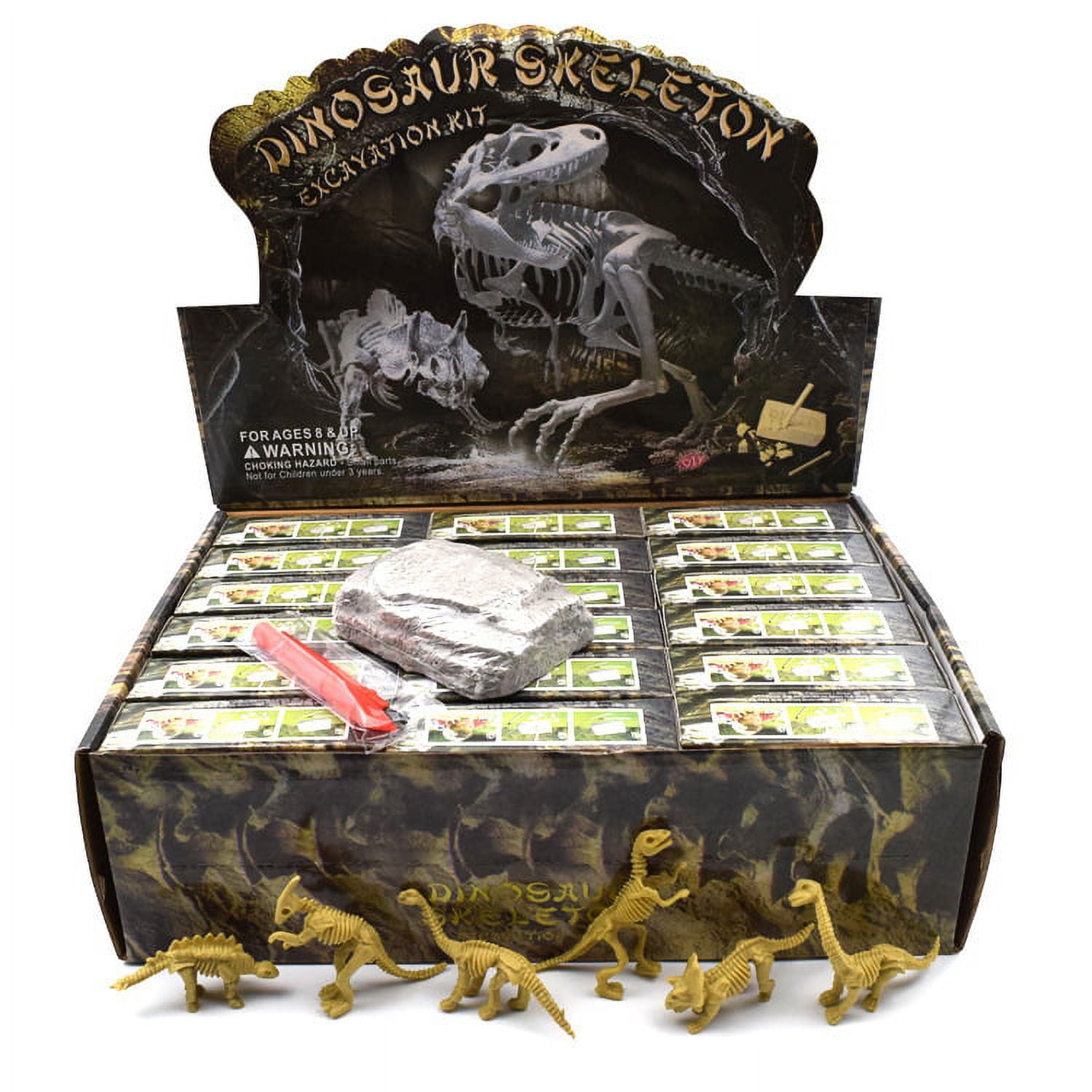 Dig Up Dinosaurs Skeleton Set Dinosaur Digging Fossil Kit Model Toys ...