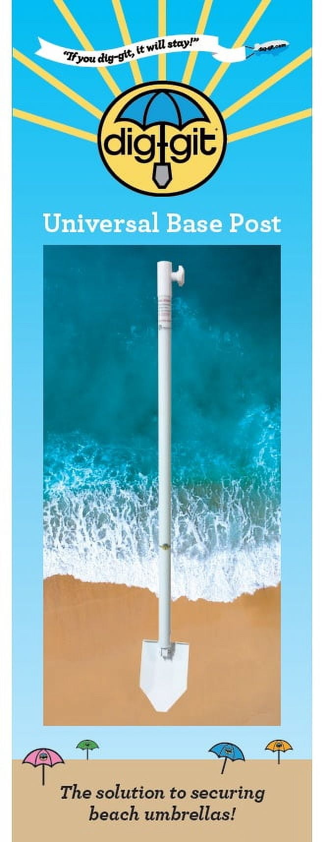 Dig-git Universal Base Post/Pole with Sand Anchor - Walmart.com