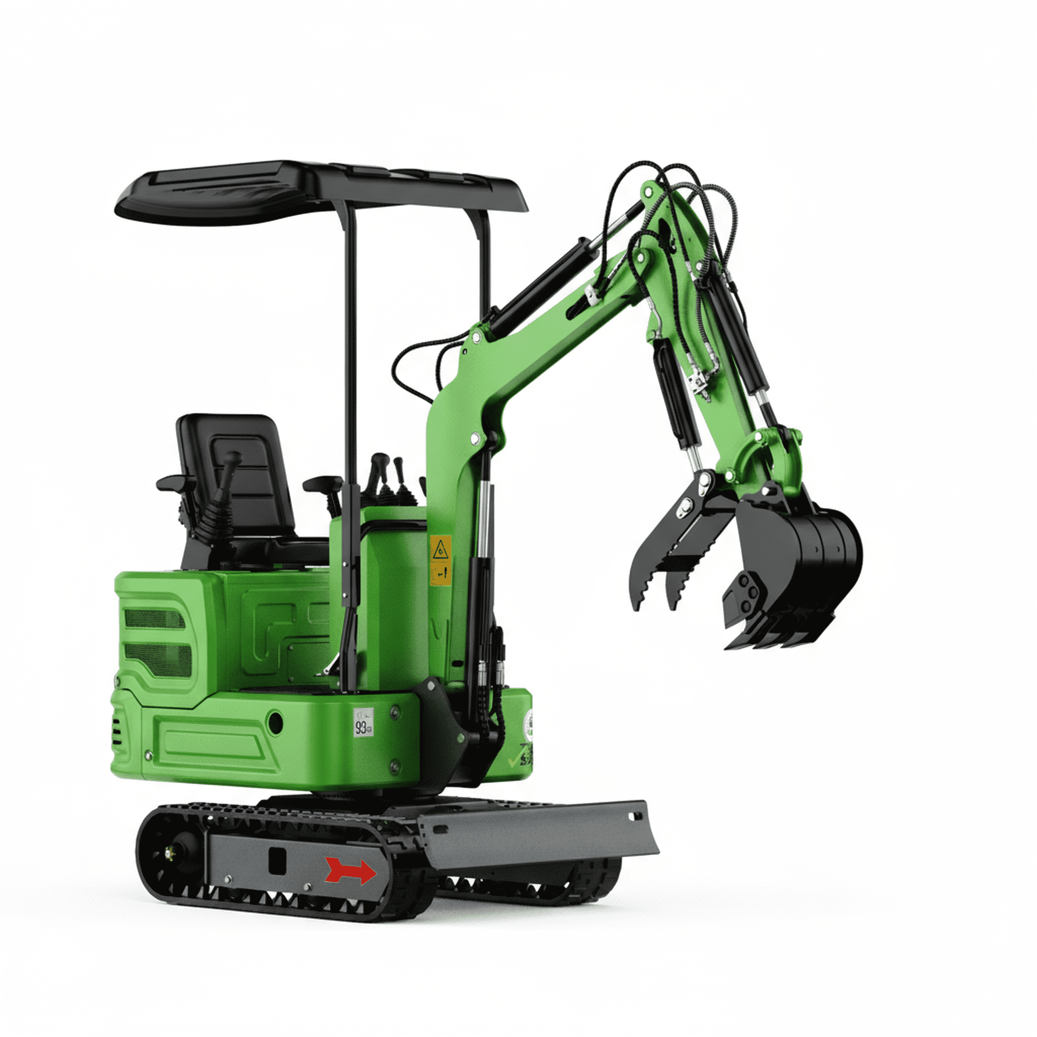 DigMaster 1.2-Ton Mini Excavator Equipped With an Upgraded Operating ...