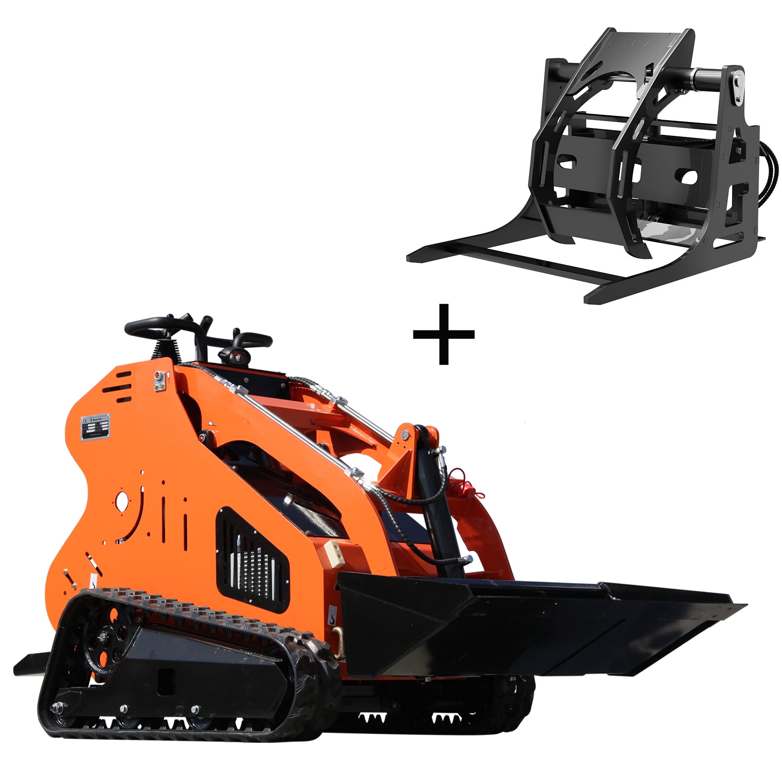 DigMaster 13.5HP Mini Track Skid Steer Loader Gas Engine 551 lb Lift ...