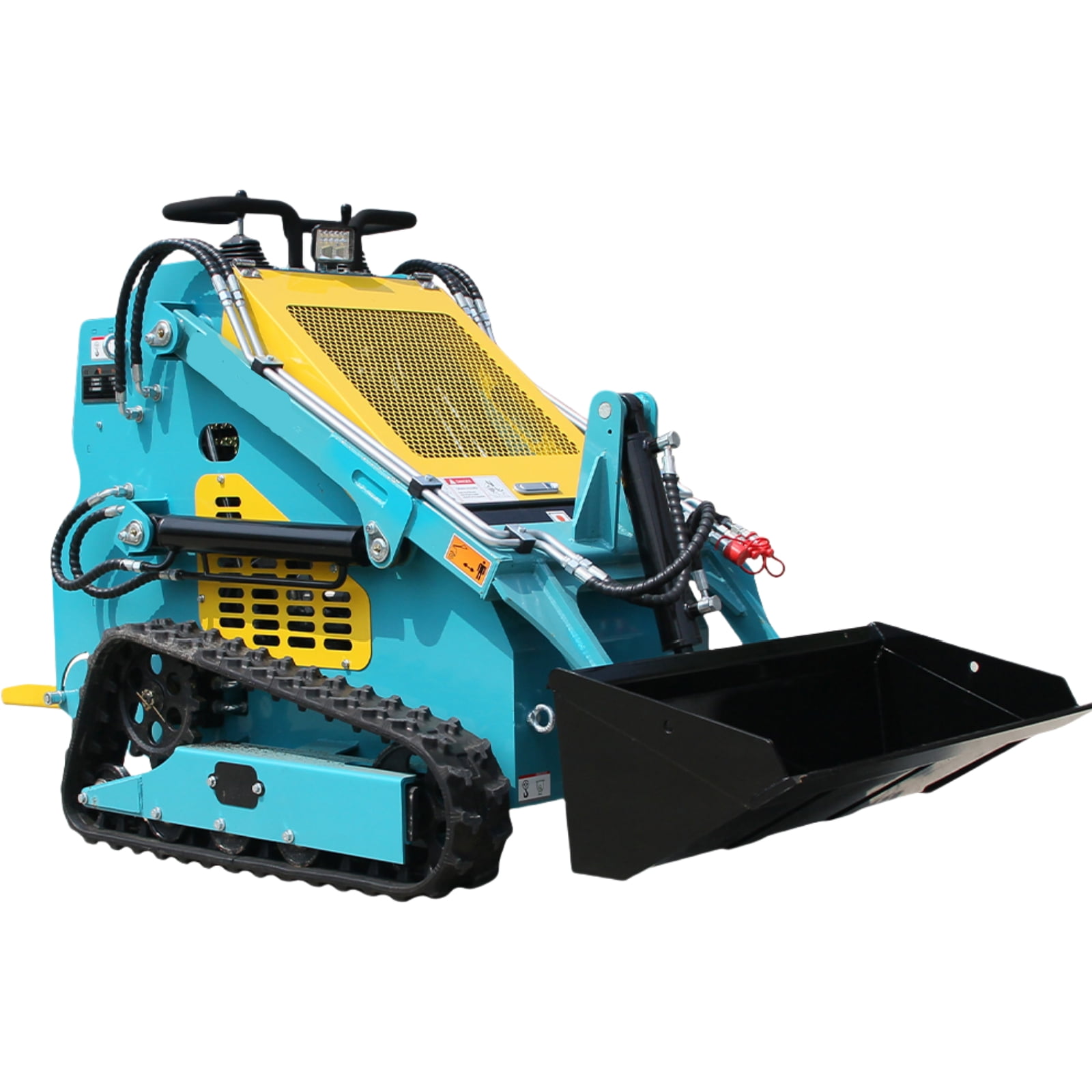 DigSwift Stand-On Mini Skid Steer, Track Steer Slip Loader with EPA ...