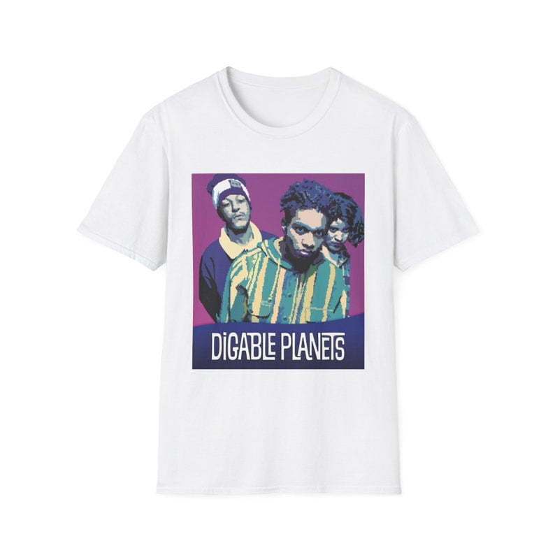 Digable Planets Band Tee Inspired Hip-Hop Graphic T-Shirt 90s Hip-Hop ...