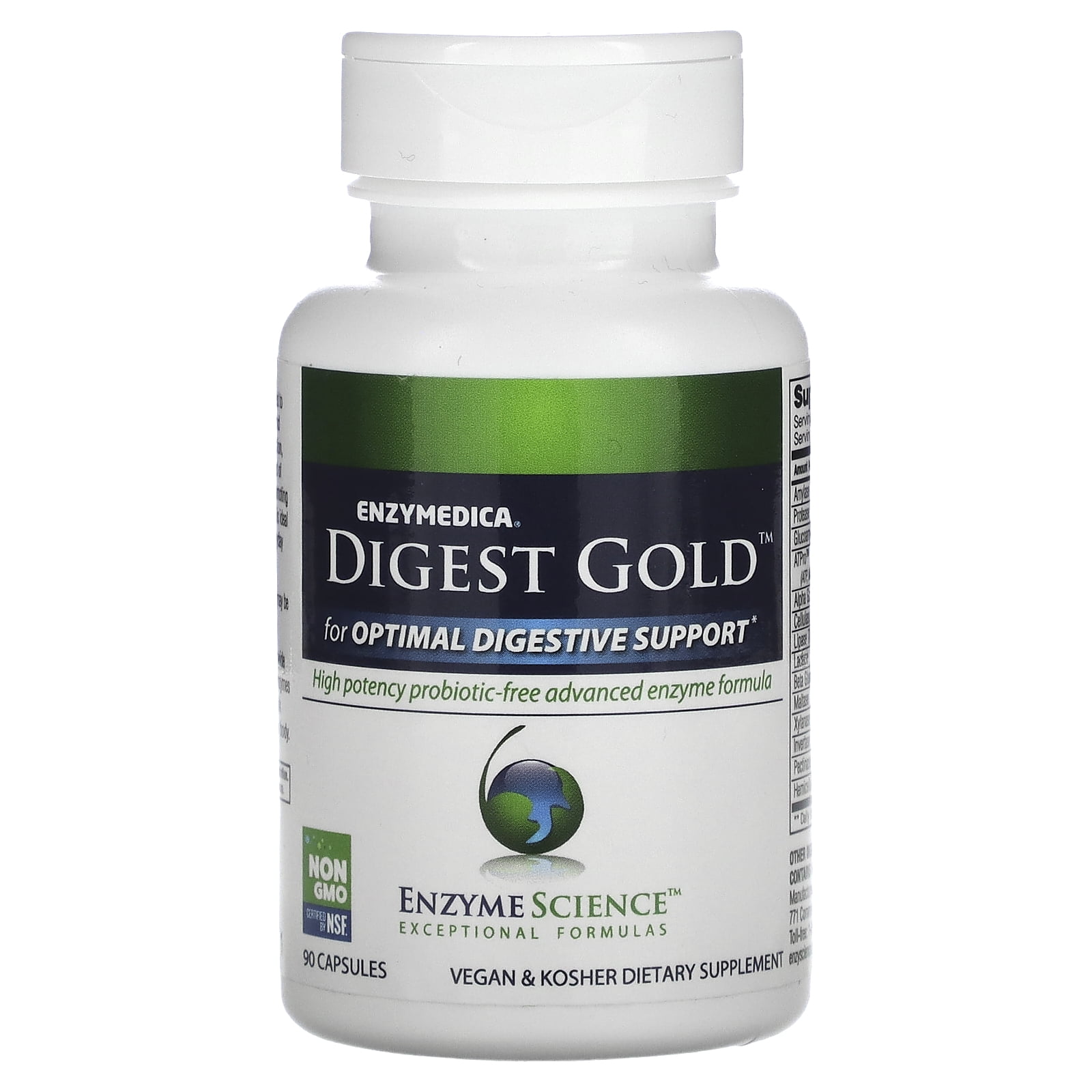 Digest Gold, 90 Capsules, Enzyme Science - Walmart Business Supplies