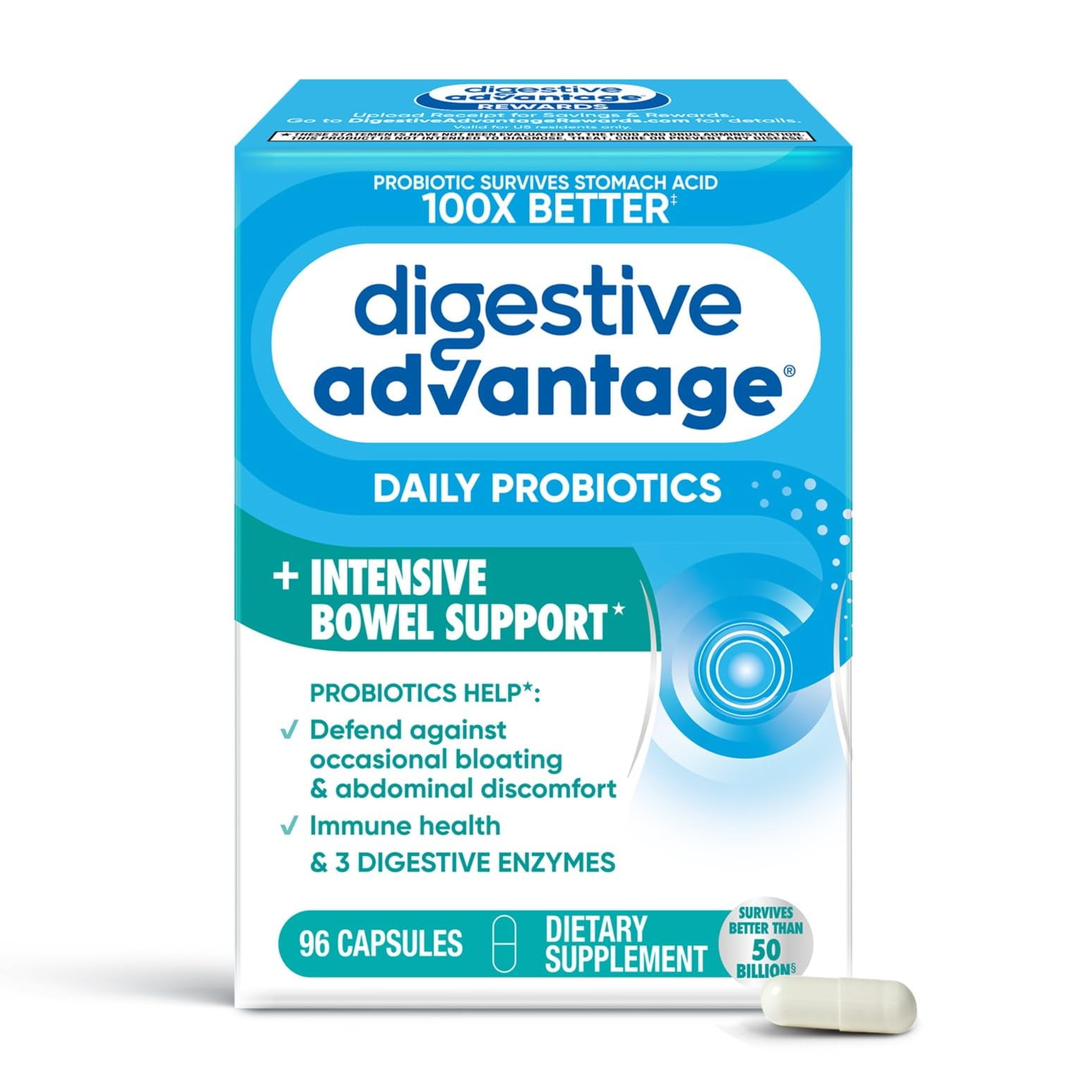 Digestive Advantage IBS Probiotics For Women and Men, Probiotics For ...