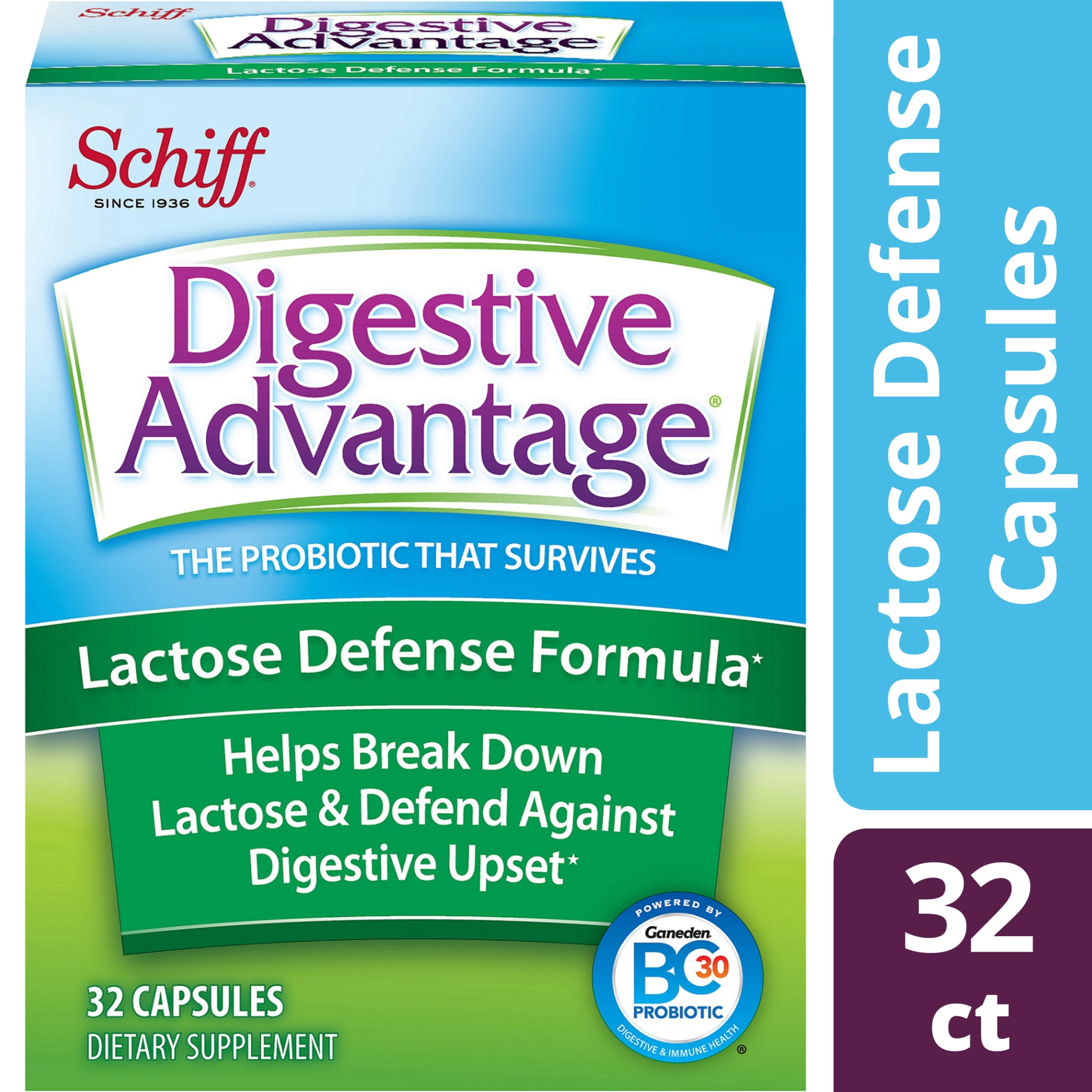 Digestive Advantage Lactose Defense, 32 Capsules - Walmart.com