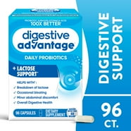 Digestive Advantage Intensive Bowel Support, Probiotic Digestive Enzyme ...