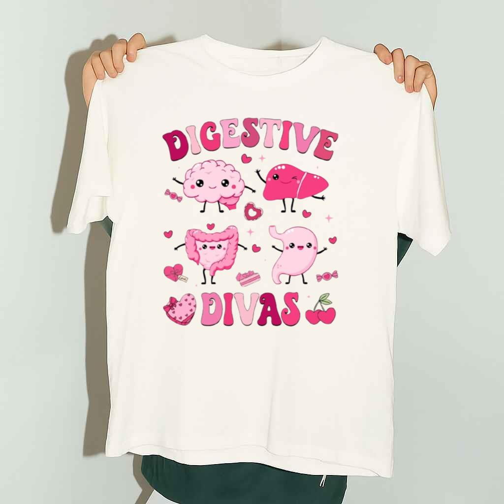 Digestive Divas Gastroenterology GI Nurse Doctor Unisex T-Shirt up to ...