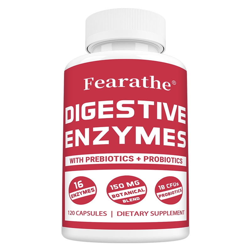 Digestive Enzymes - Multi Enzymes, Organic Prebiotics & Probiotics for ...
