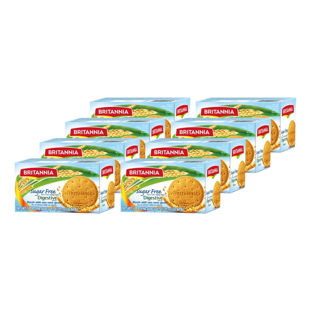 Digestive Sugar Free Biscuits 7.05oz (200g) - Whole Wheat Flavor ...